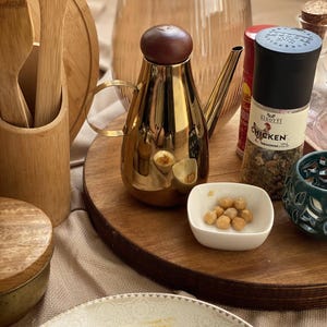 Luxury Stainless Steel Olive Oil Dispenser Bottle – Italian Style Oil ...