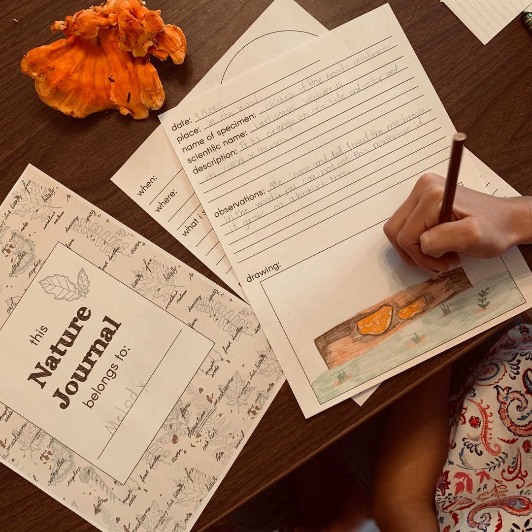 Nature Journal Printable - Cover & Journal Entry Pages - Homeschool ...