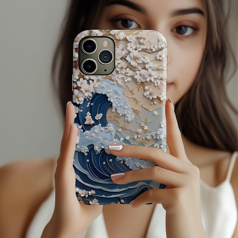 Blue Wave Phone Case - Etsy