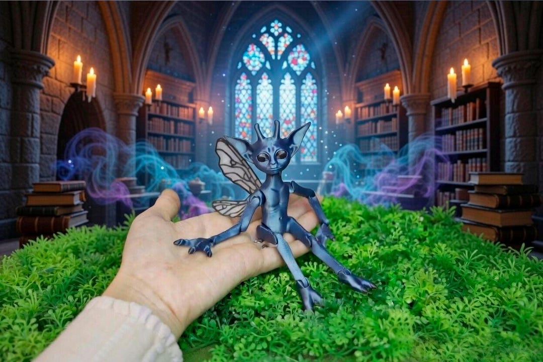 Articulated Pixie: 3D Printed Flexible Figurine - Etsy UK