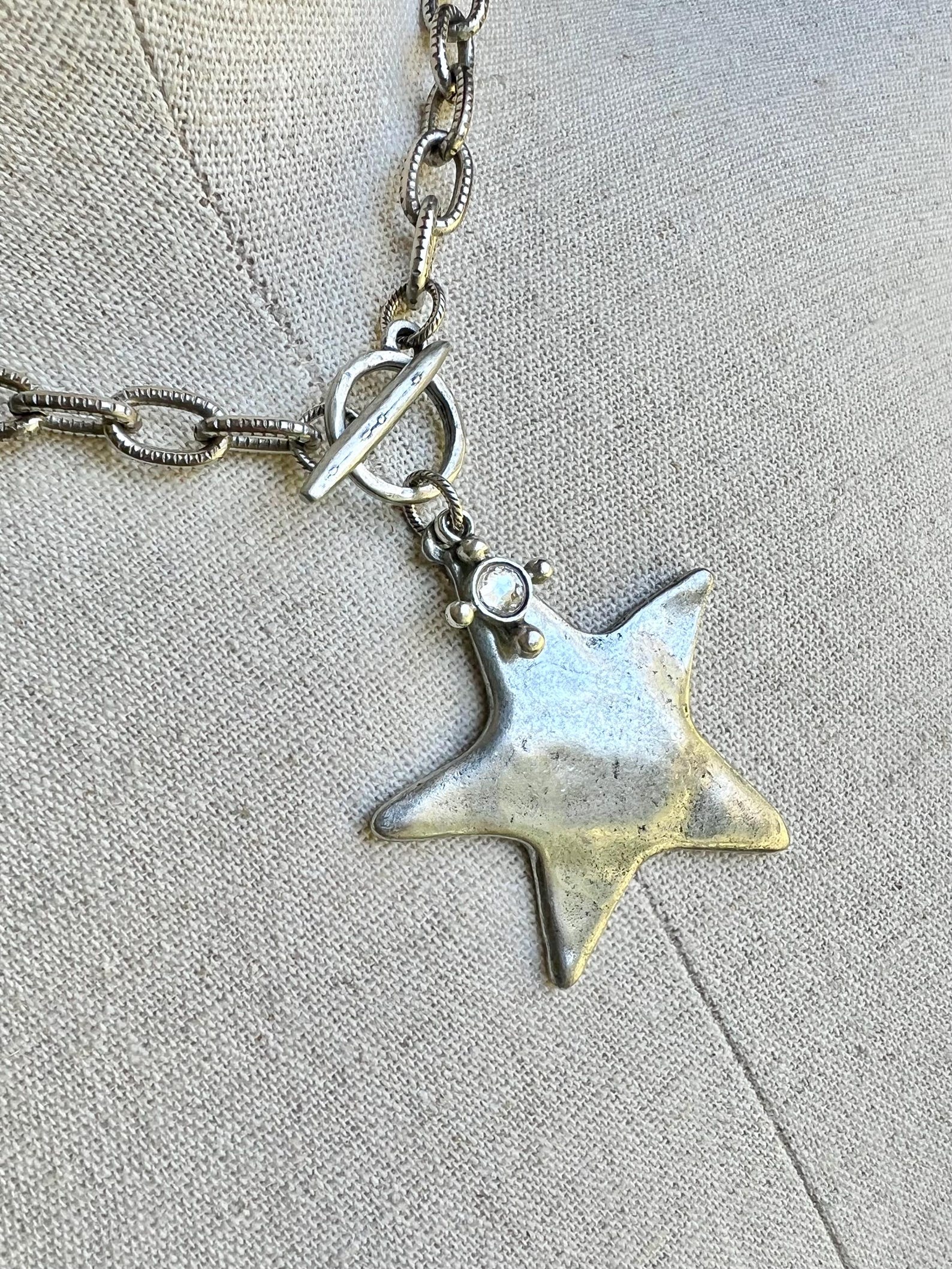 Silver or Gold Star Necklace - Etsy