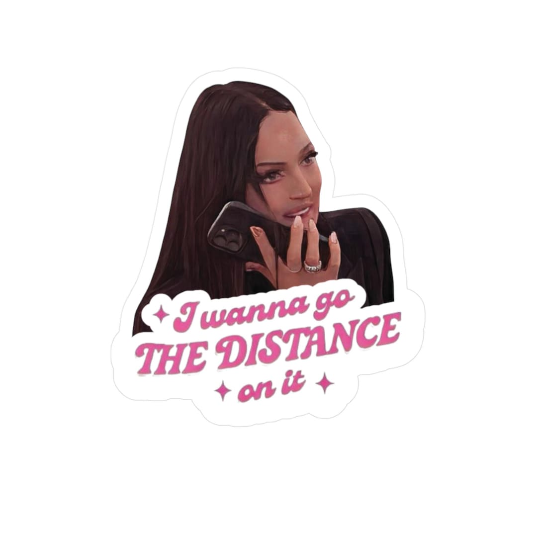Lisa Barlow | RHOSLC Salt Lake City Inspired | Go the Distance | Kiss-cut Vinyl Decal Sticker ...