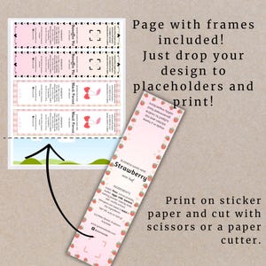 Mini Cake Tin Labels Bundle Template Mini Loaf Pan Labels Home Bakery ...