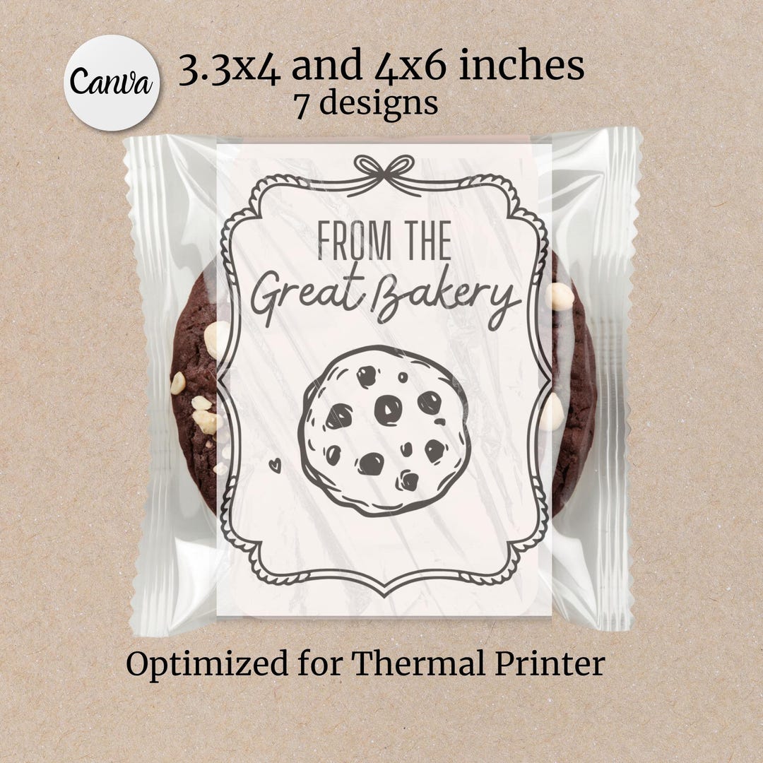 Custom Label From the Bakery Retro Vintage Cookie Cute Home Kitchen ...