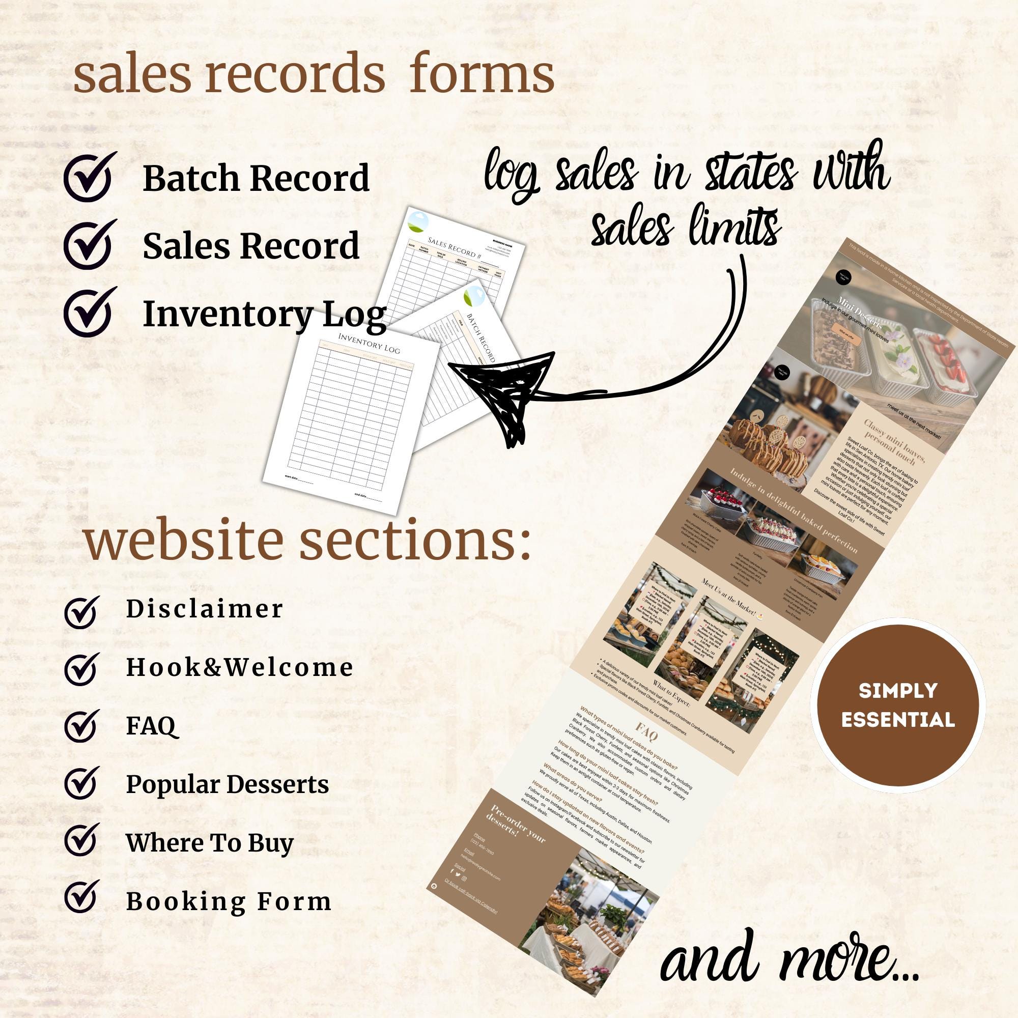 Mini Cake Tin Labels Bundle Template Mini Loaf Pan Labels Home Bakery ...