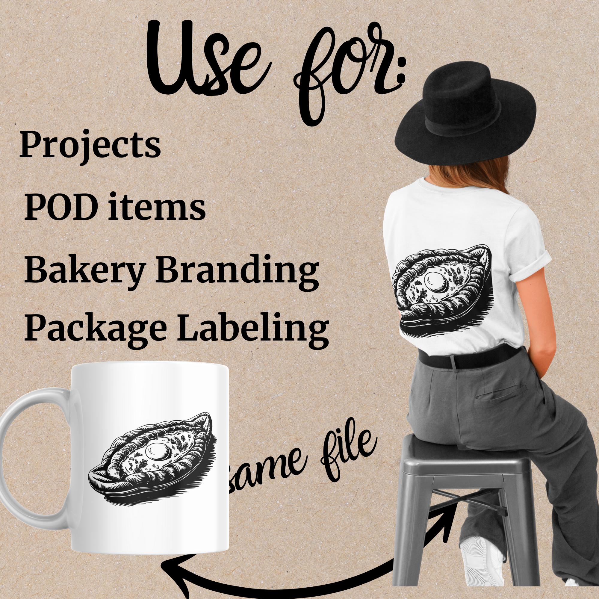 Iconic Bread Clipart SVG Thermal Label Printer Optimized PNG ...