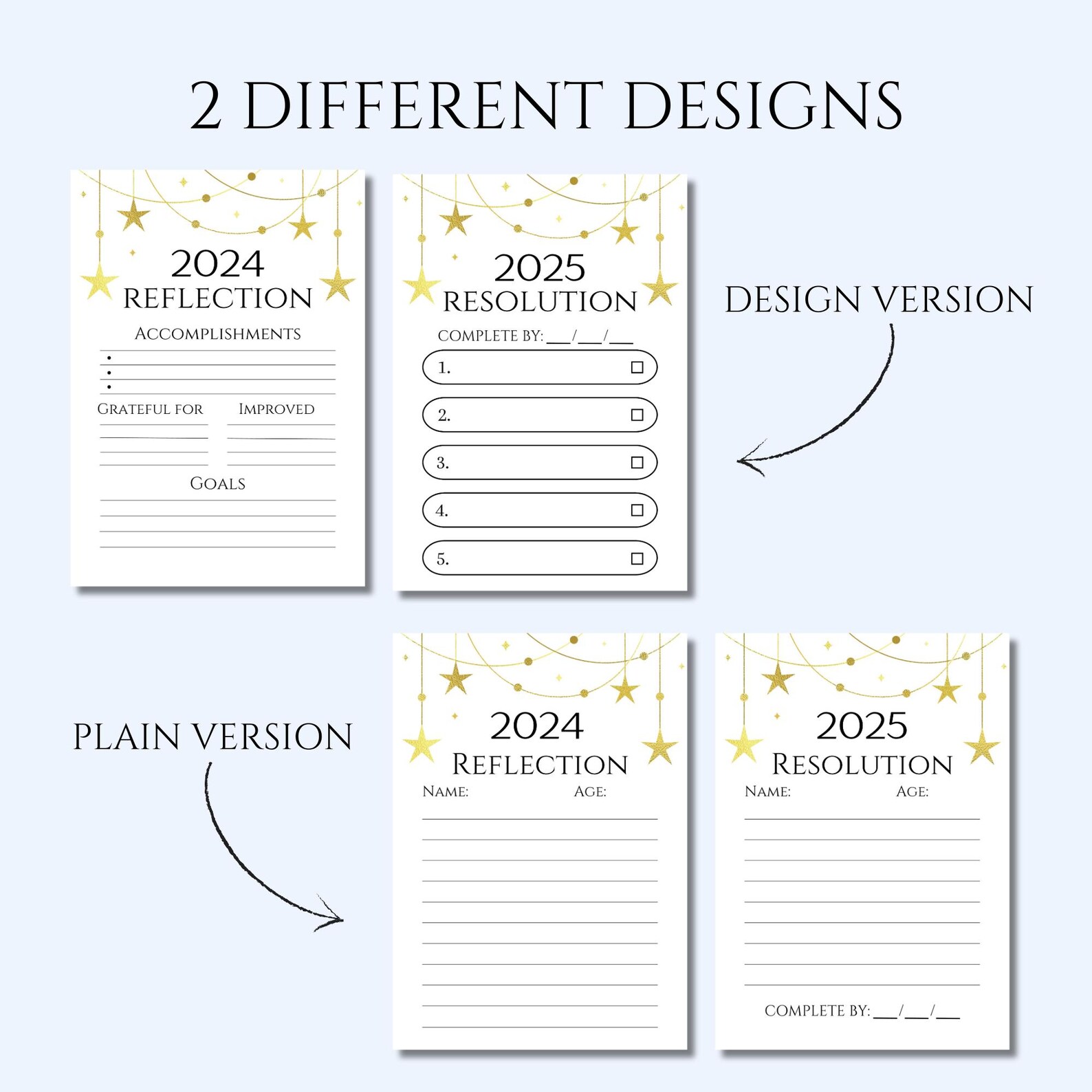 2025 New Years Resolution New Years Reflection Year Review New Years ...