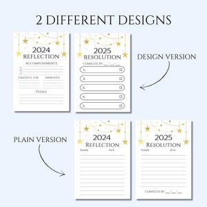 2025 New Years Resolution New Years Reflection Year Review New Years ...