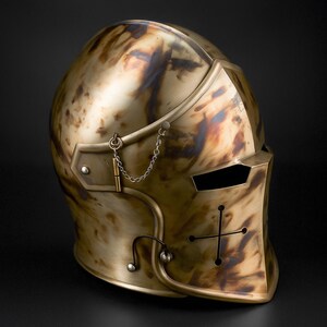 Commando-style Antique Barbuta Helmet – Medieval Knight Armor Replica ...