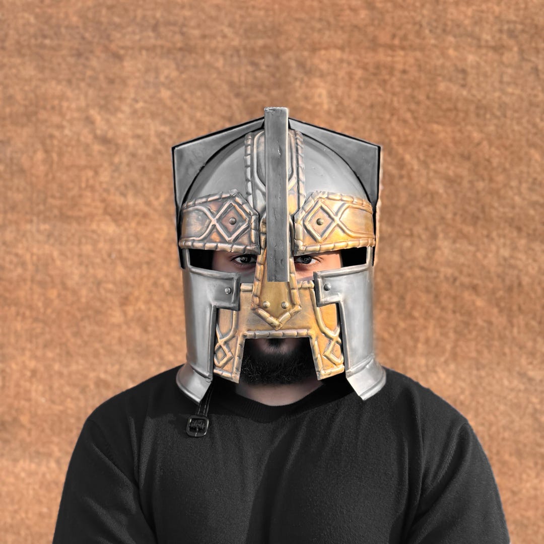Steel Moria Dwarf Helmet – Perfect Christmas Gift for Cosplay, Roleplay ...