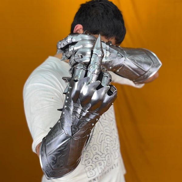 Steel Gauntlets for Women - Etsy