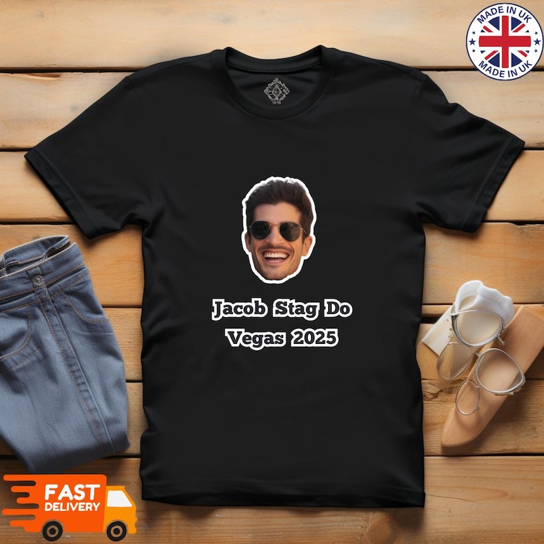 Personalised Stag Party T-shirts, Custom Image Stag Party Tees, Stag ...