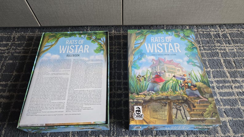 Rats of Wistar Board Game Insert - Etsy