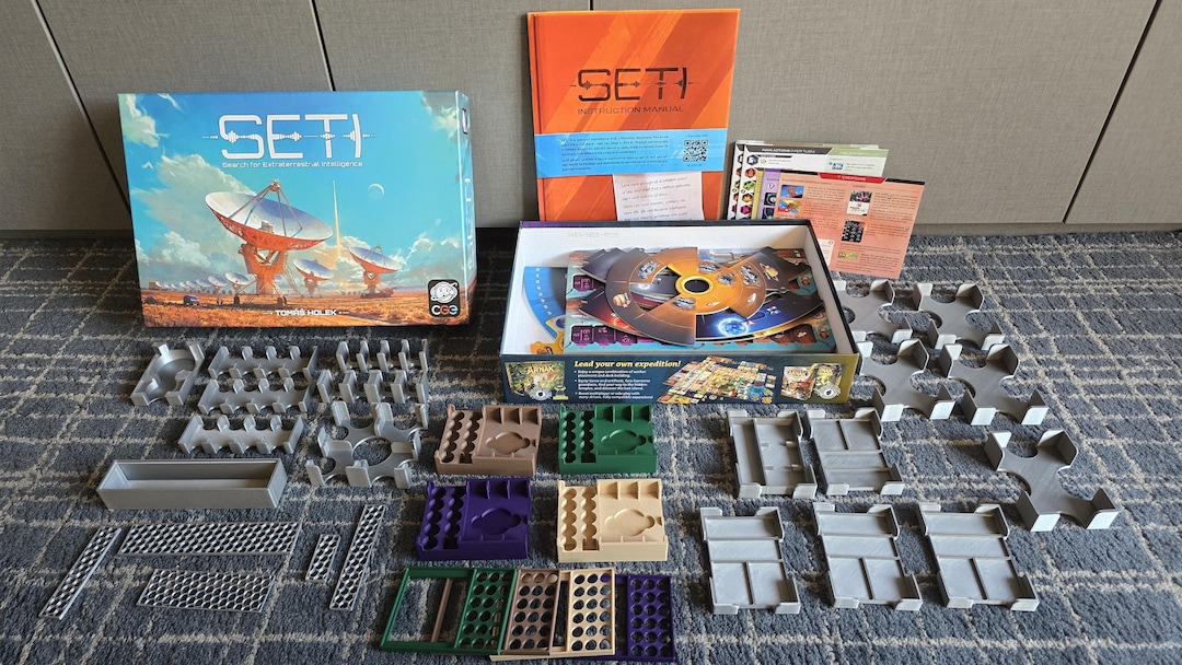 SETI Board Game Insert - Etsy
