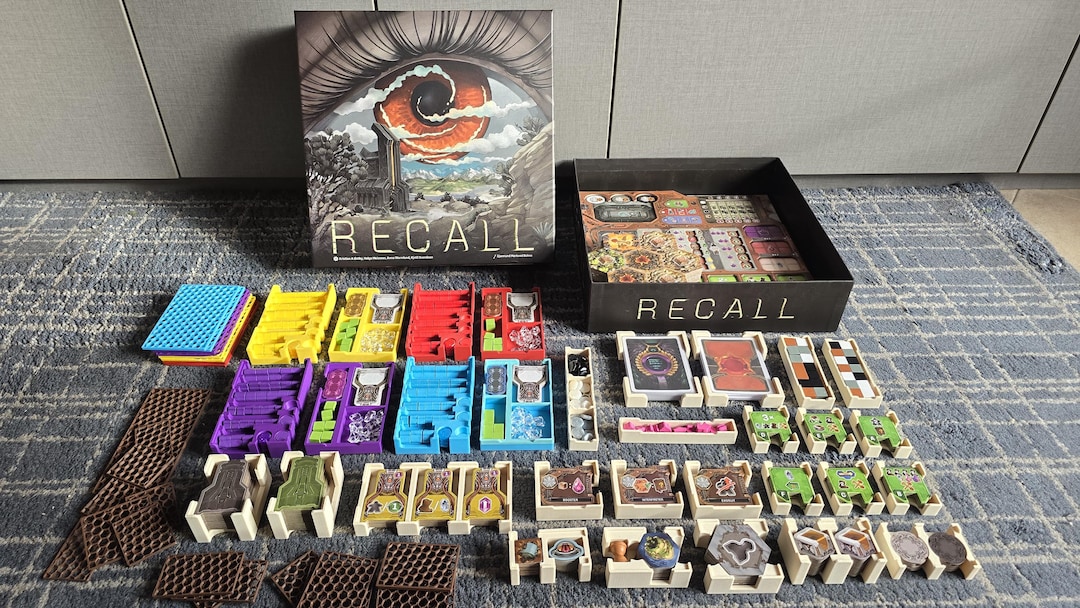 Recall Board Game Insert - Etsy