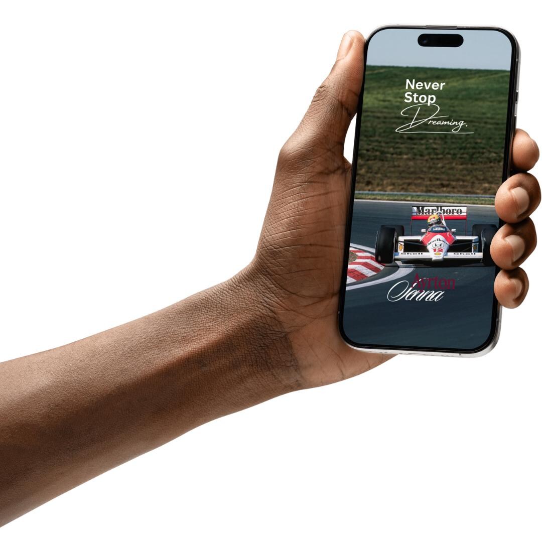 Ayrton Senna Inspirational Phone Wallpaper – 'never Stop Dreaming - Etsy