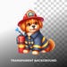 Firefighter Kids Clipart PNG Set, Fire Truck, Rescue (digital Download ...