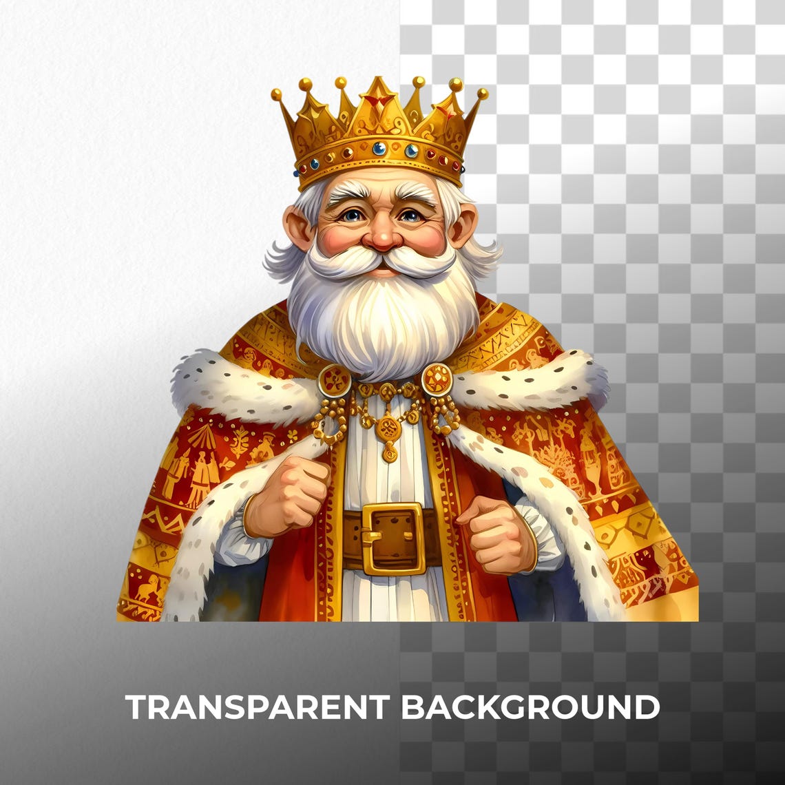 Fantasy Royal Kings PNG – Medieval Characters, Castle Art (digital ...
