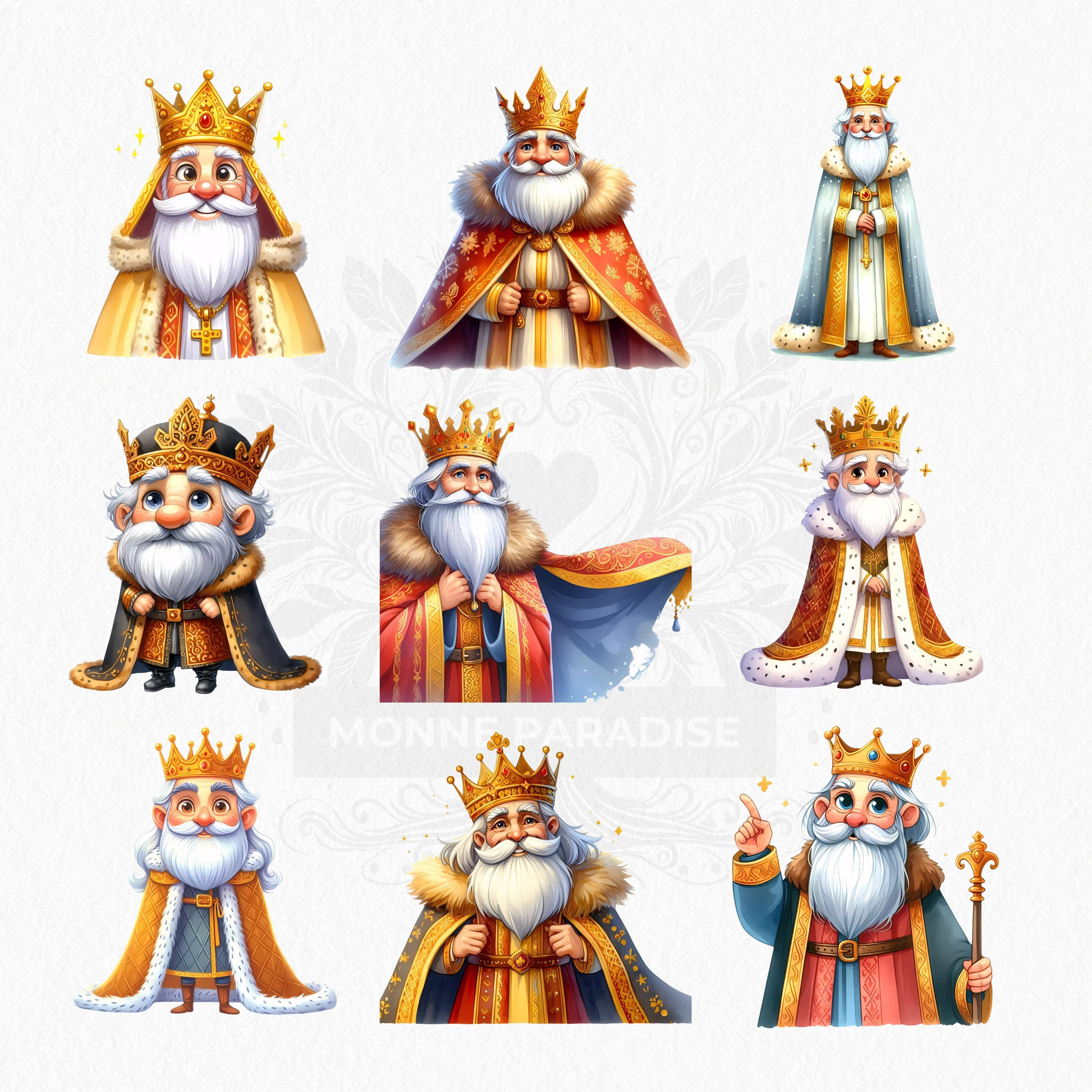 Fantasy Royal Kings PNG – Medieval Characters, Castle Art (digital ...