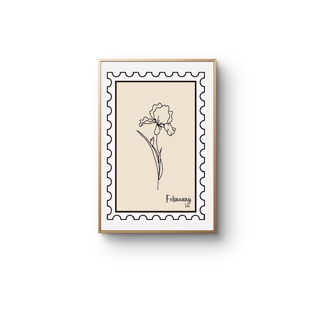 February Birth Flower - Etsy