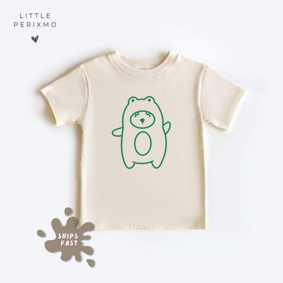 Cute Bear Shirt for Kids - Cartoon Animal Tee for Baby, Toddler & Youth ...