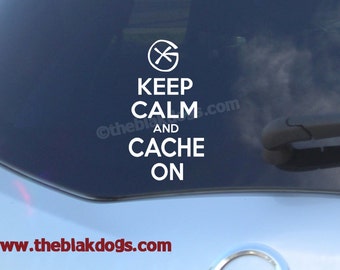 I'm not lost I'm Geocaching Vinyl Sticker Car Decal | Etsy