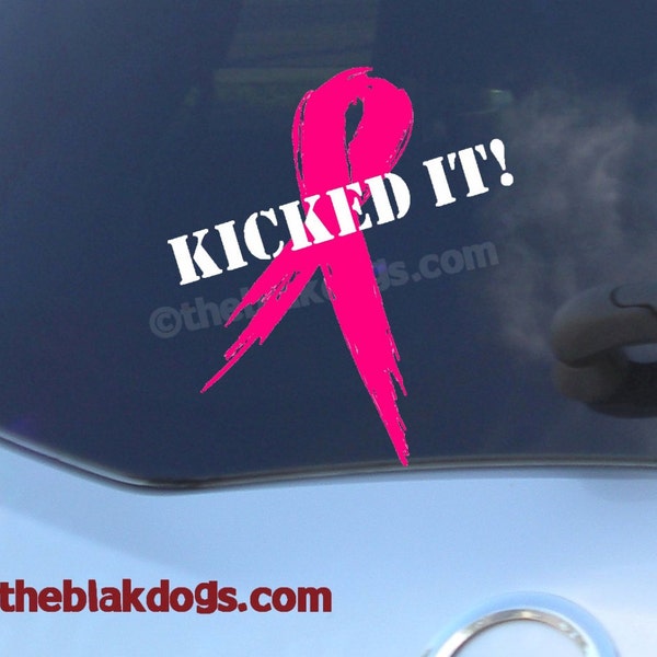Breast Cancer Car Decal Etsy