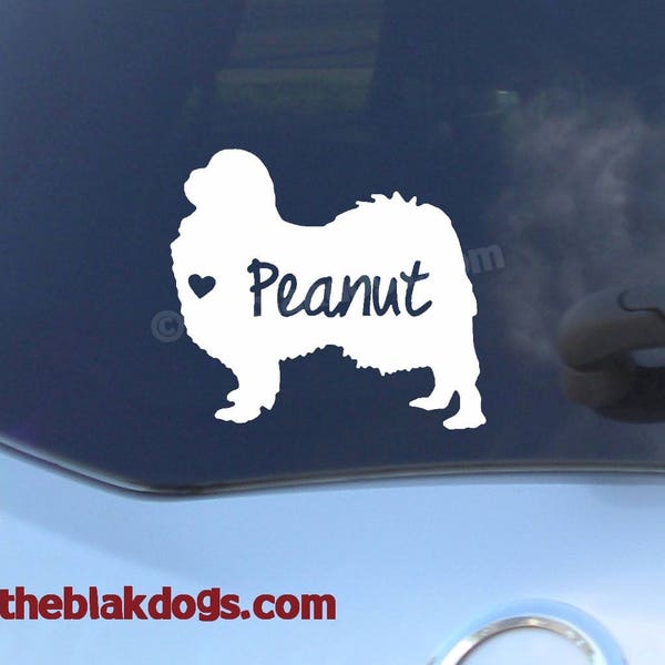 Japanese Chin Car Decal - Etsy