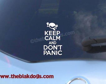 Keep Calm and Don't Blink Vinyl Sticker Car Decal | Etsy