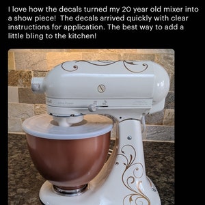 Kitchenaid Mixer Decal Set - Fun Vinyl Stickers for Home Decoration ...