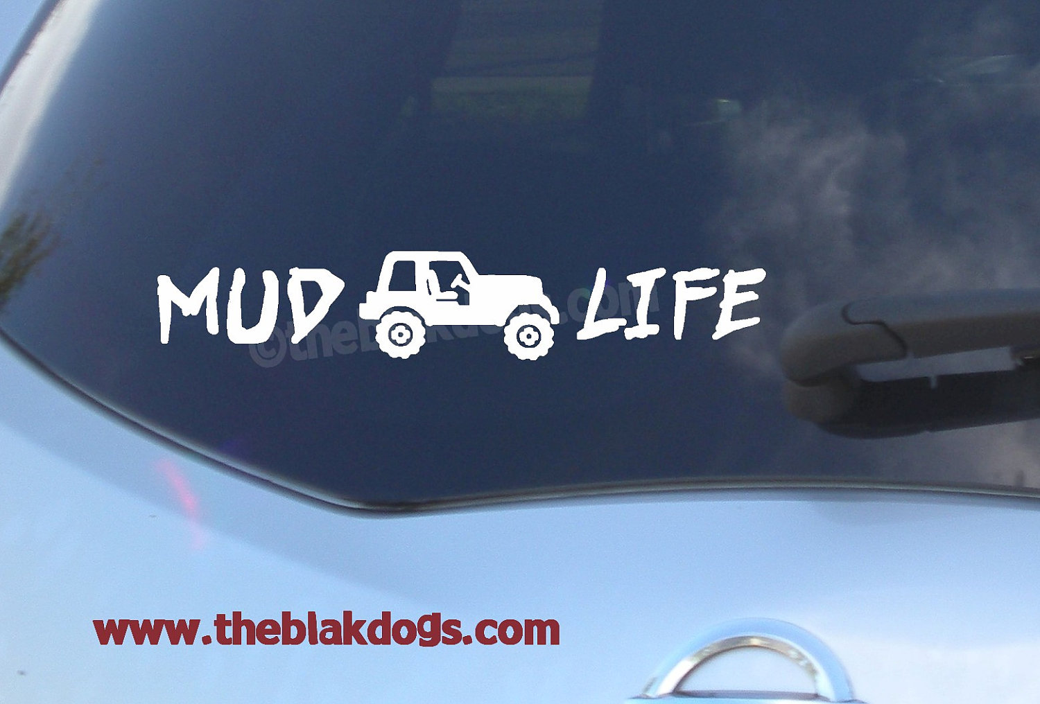 Mud Life Vinyl Sticker Car Decal jeep sticker mud sticker | Etsy