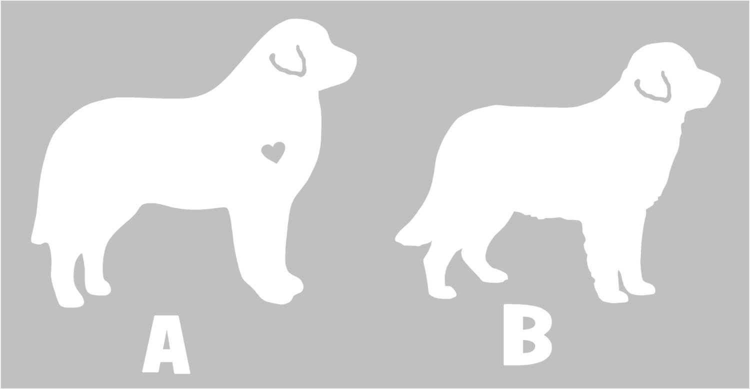 Great Pyrenees Silhouette Vinyl Sticker personalized Car | Etsy