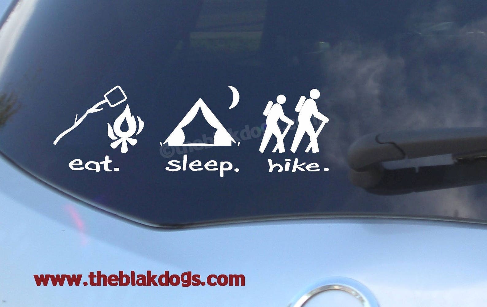 Eat Sleep Hike Vinyl Sticker Car Decal Eat Sleep Sticker - Etsy