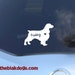 Field Spaniel Silhouette Vinyl Sticker Car Decal Personalized - Etsy