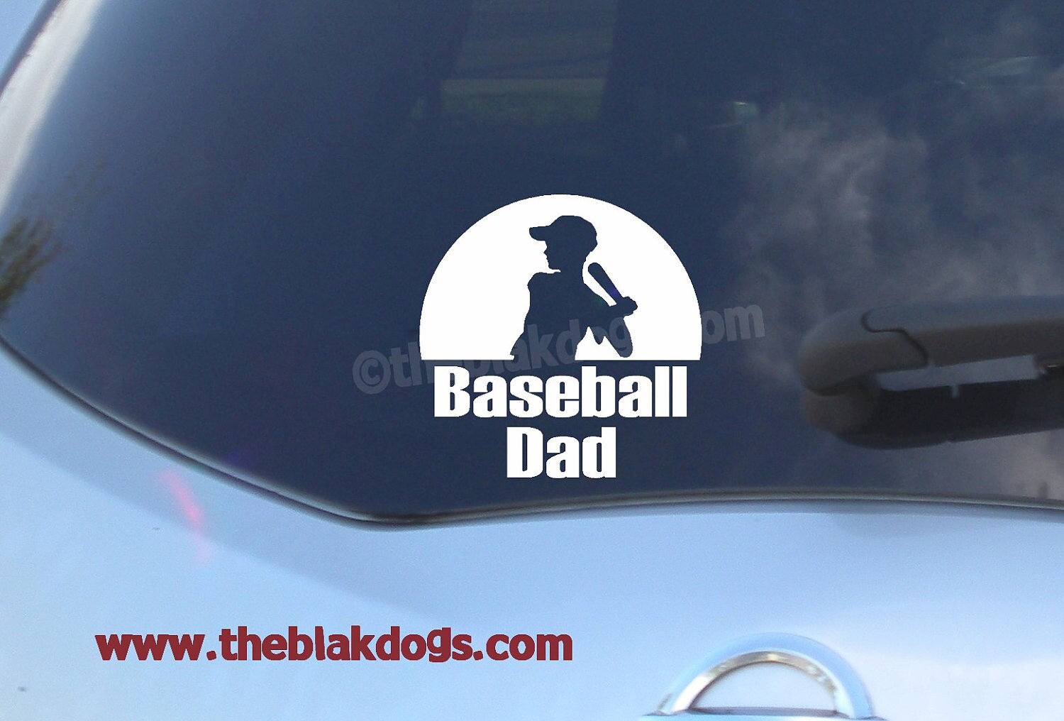 Baseball Dad Vinyl Sticker Car Decal - Etsy