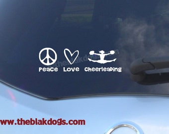 Cheerleading Stickers - Etsy