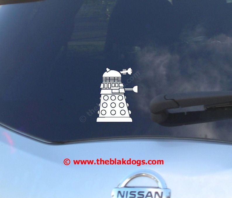 Robot Sticker Vinyl Car Decal Sticker - Etsy