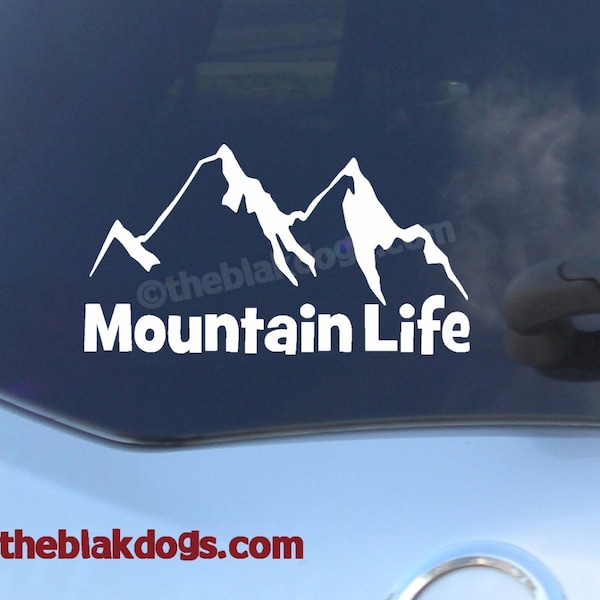 Mountain Life Decal - Etsy