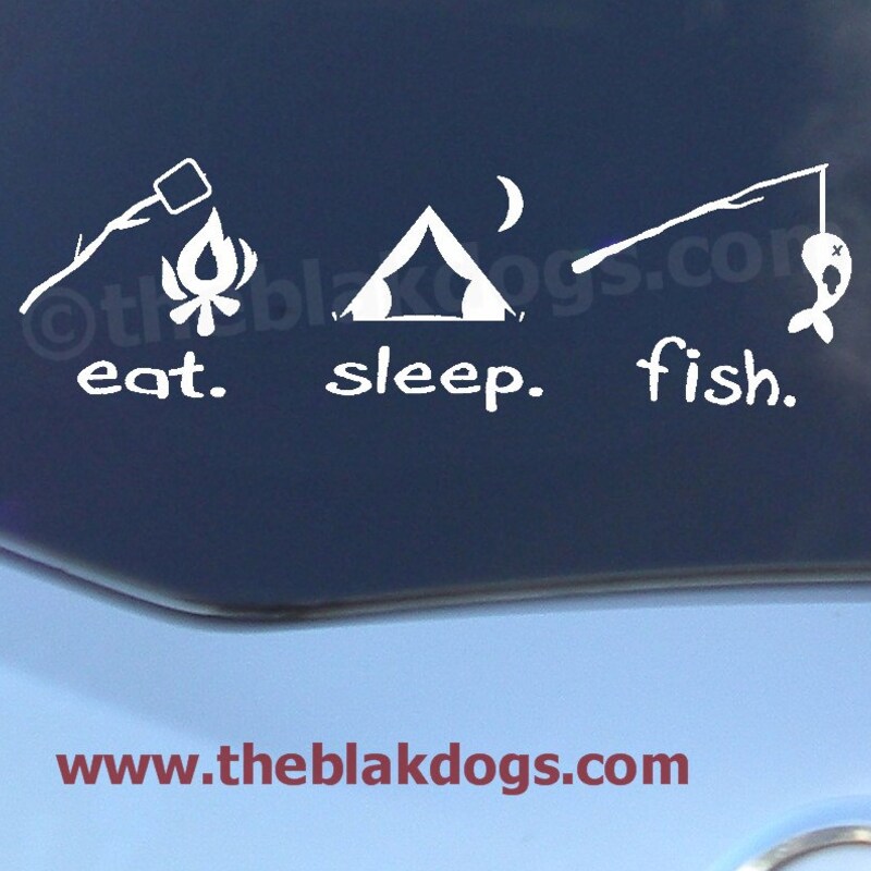 Eat Sleep Fish - Etsy