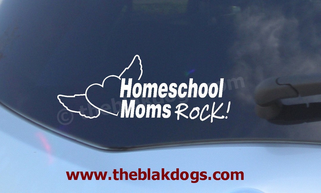 Homeschool Moms ROCK Vinyl Sticker Car Decal Homeschool - Etsy