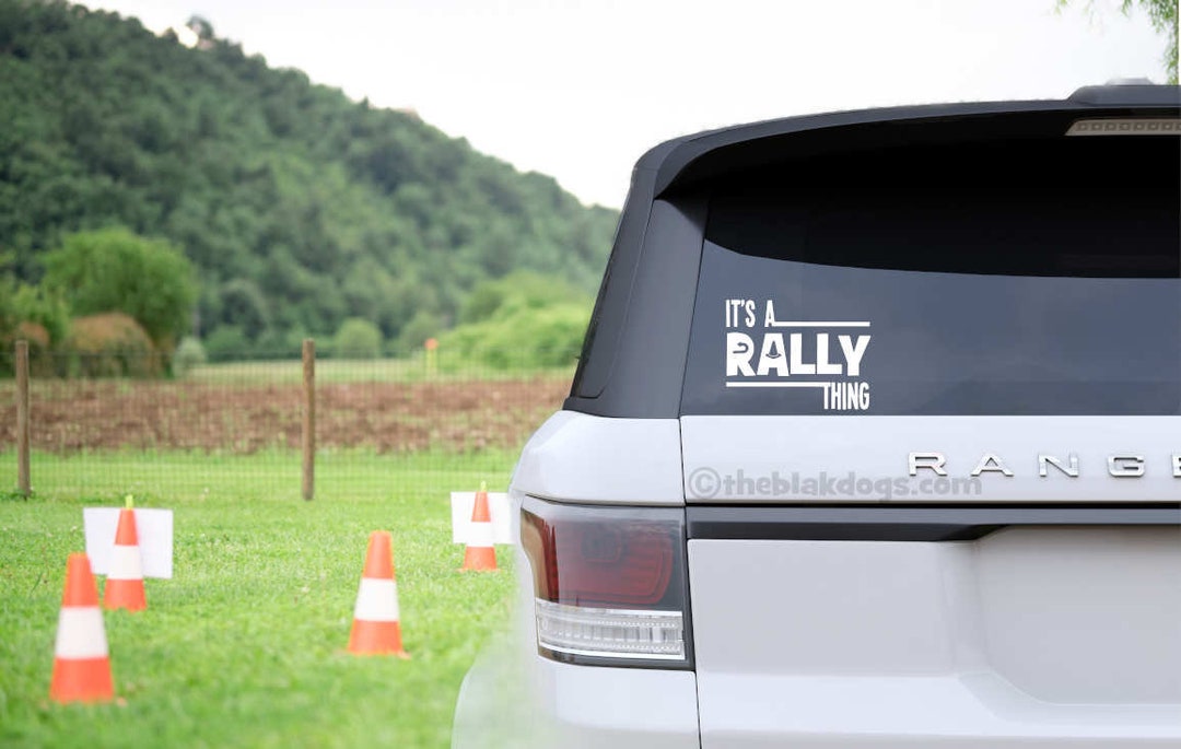 Cute "it's a Rally Thing" Decal Vinyl Sticker for Your Car Window ...