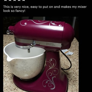 Kitchenaid Mixer Decal Set - Fun Vinyl Stickers for Home Decoration ...