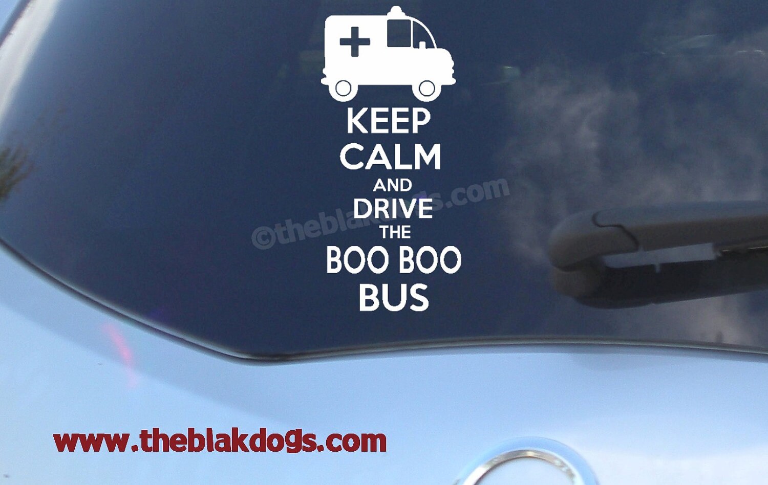 Keep Calm and Drive the Boo Boo Bus - Vinyl Sticker Car Decal - Etsy