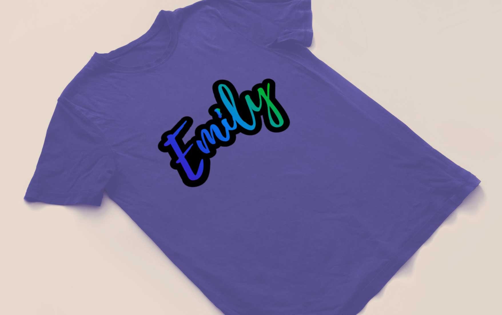 EMILY NAME Svg, Png, Jpg, Pdf, Eps – Print Then Cut, T-shirts, Stickers ...