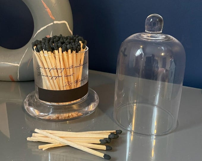 Match Cloche With 4 in Safety Matches - Etsy
