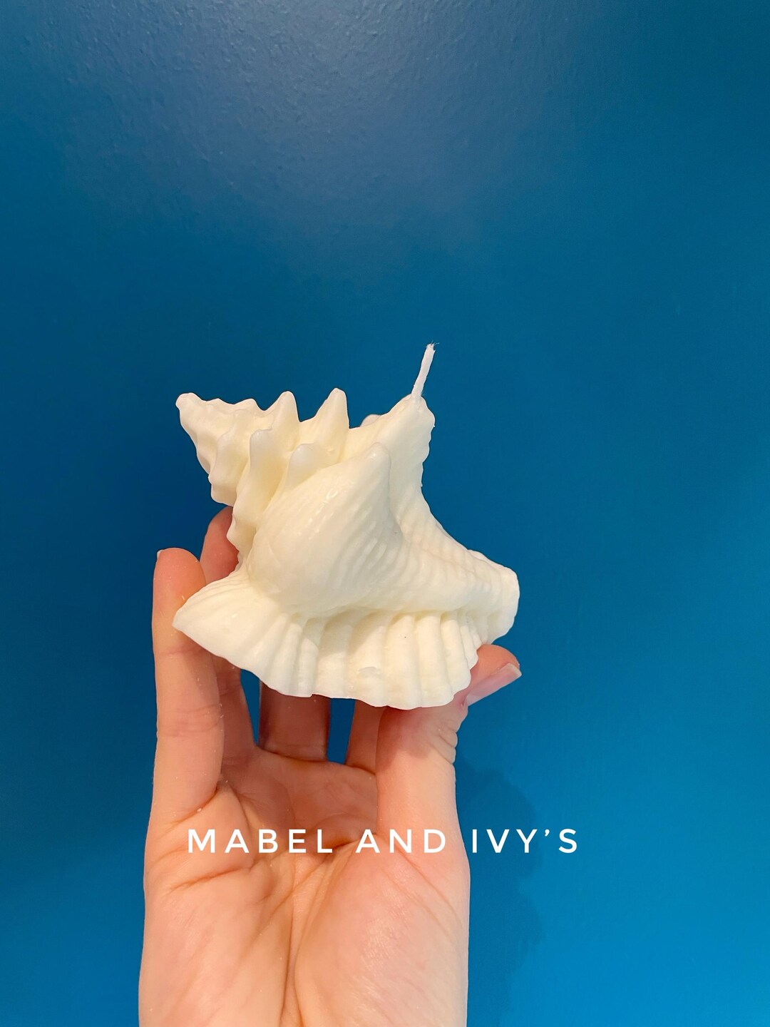 Conch Shell Candle Art Handmade Home Decor Fragranced Soy Wax Sculpture ...
