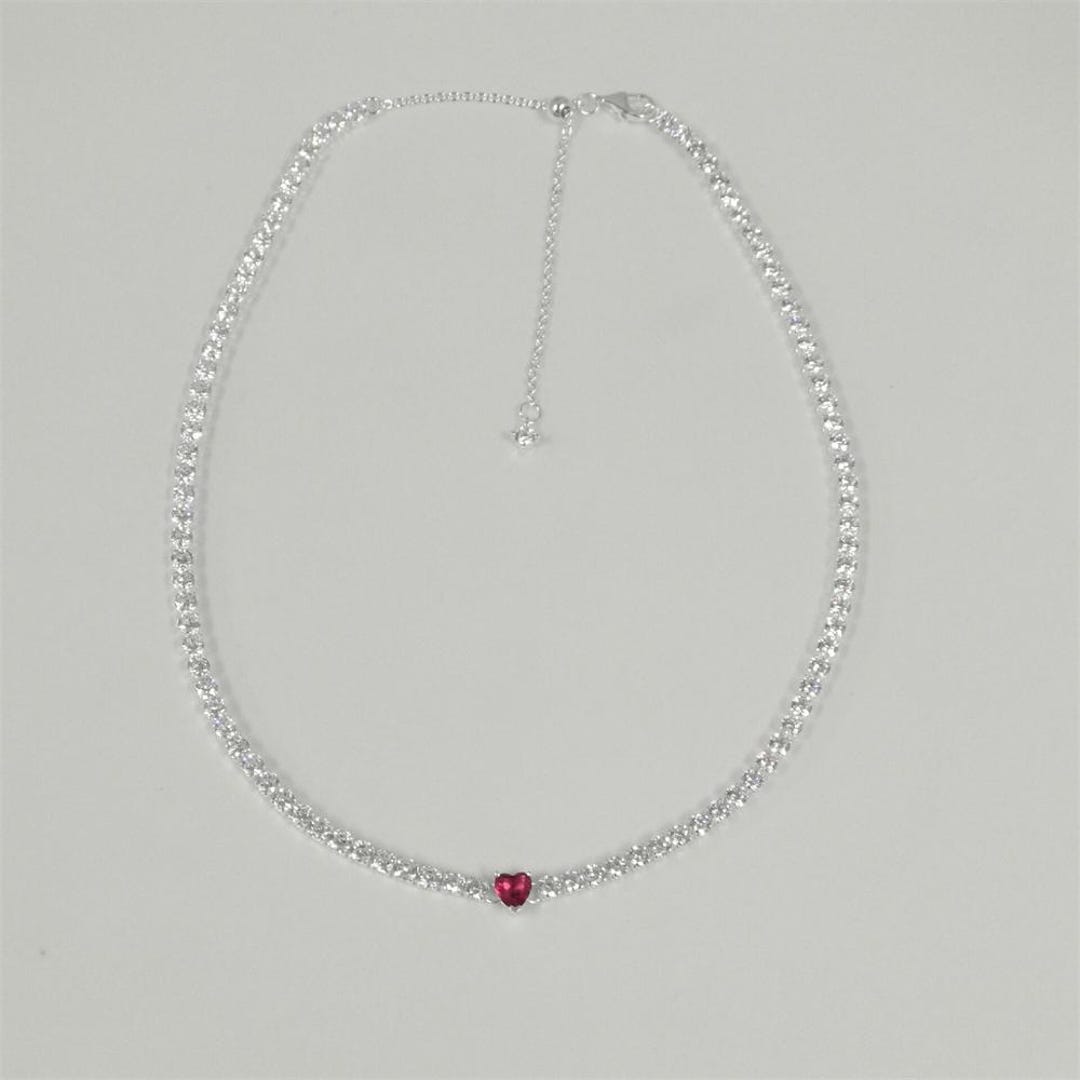 Pandora Halo Heart Choker Necklace 40cm - Etsy