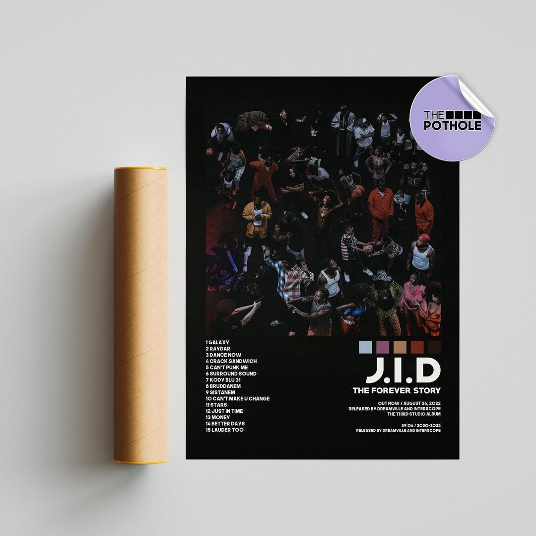 JID Poster / the Forever Story Poster / Album Cover Poster, Poster ...