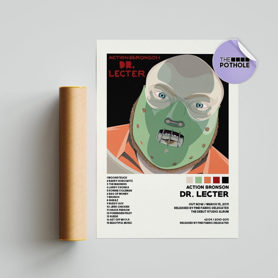 Action Bronson Posters / Dr. Lecter Poster / Action Bronson, Dr. Lecter ...