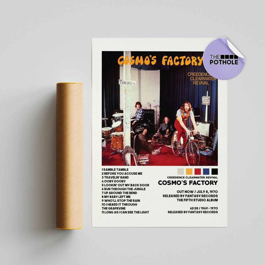 Creedence Clearwater Revival Posters / Cosmo's Factory Album Poster ...